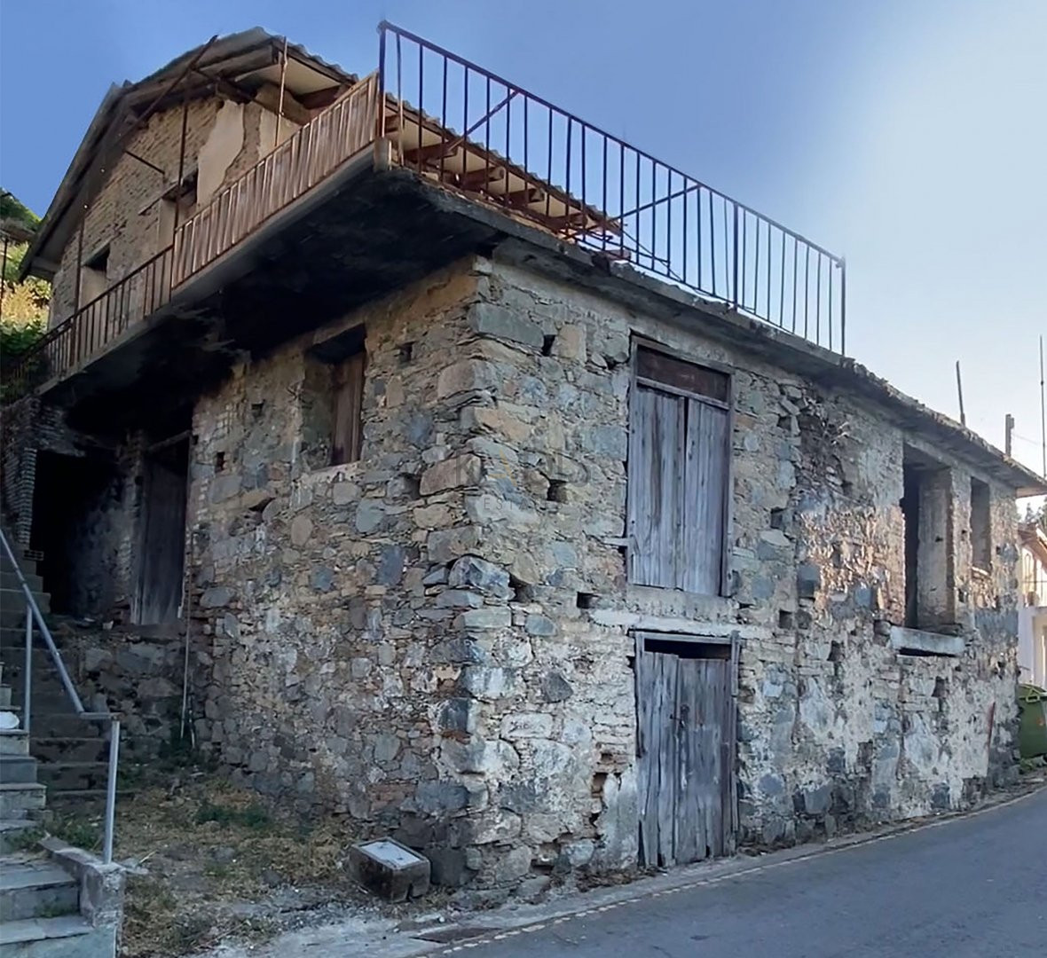 100 years old Cyprus traditional stone building in Platanistasa - Kadis ...