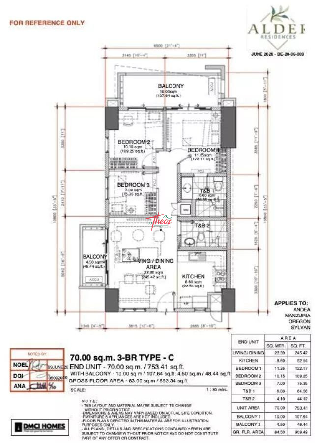 3BEDROOM @ ALDER RESIDENCES FOR SALE - La Theoz Real Estate Solution ...